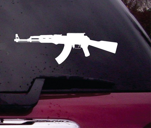 Ak-47 Decal Sticker Vinyl Decal Sticker Art Graphic Stickers Laptop Car ...