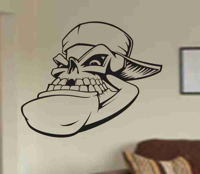 Skull Version 112 Bones Bro Wall Vinyl Decal Sticker Art Graphic ...