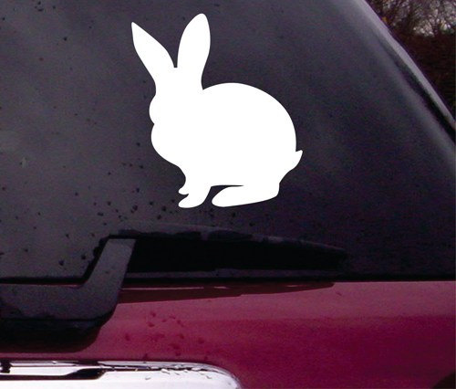 Rabbit Decal Sticker Vinyl Decal Sticker Art Graphic Stickers Laptop ...