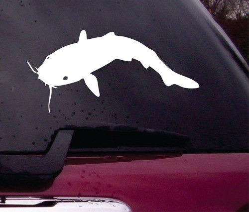 Catfish Decal Sticker Vinyl Decal Sticker Art Graphic Stickers Laptop ...
